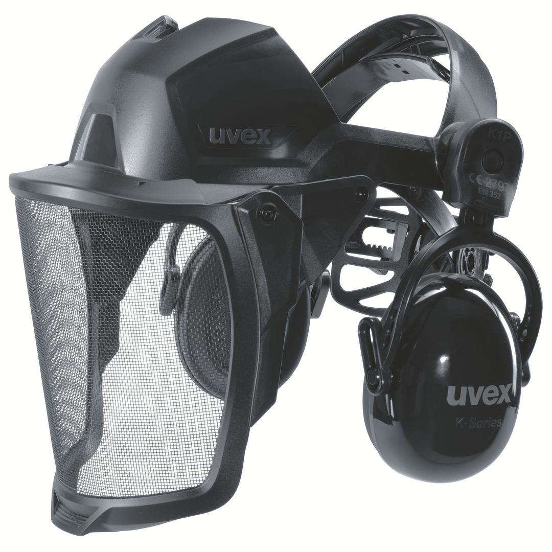 uvex online shop B2B | uvex pheos faceguard mesh visor & earmuffs K1P