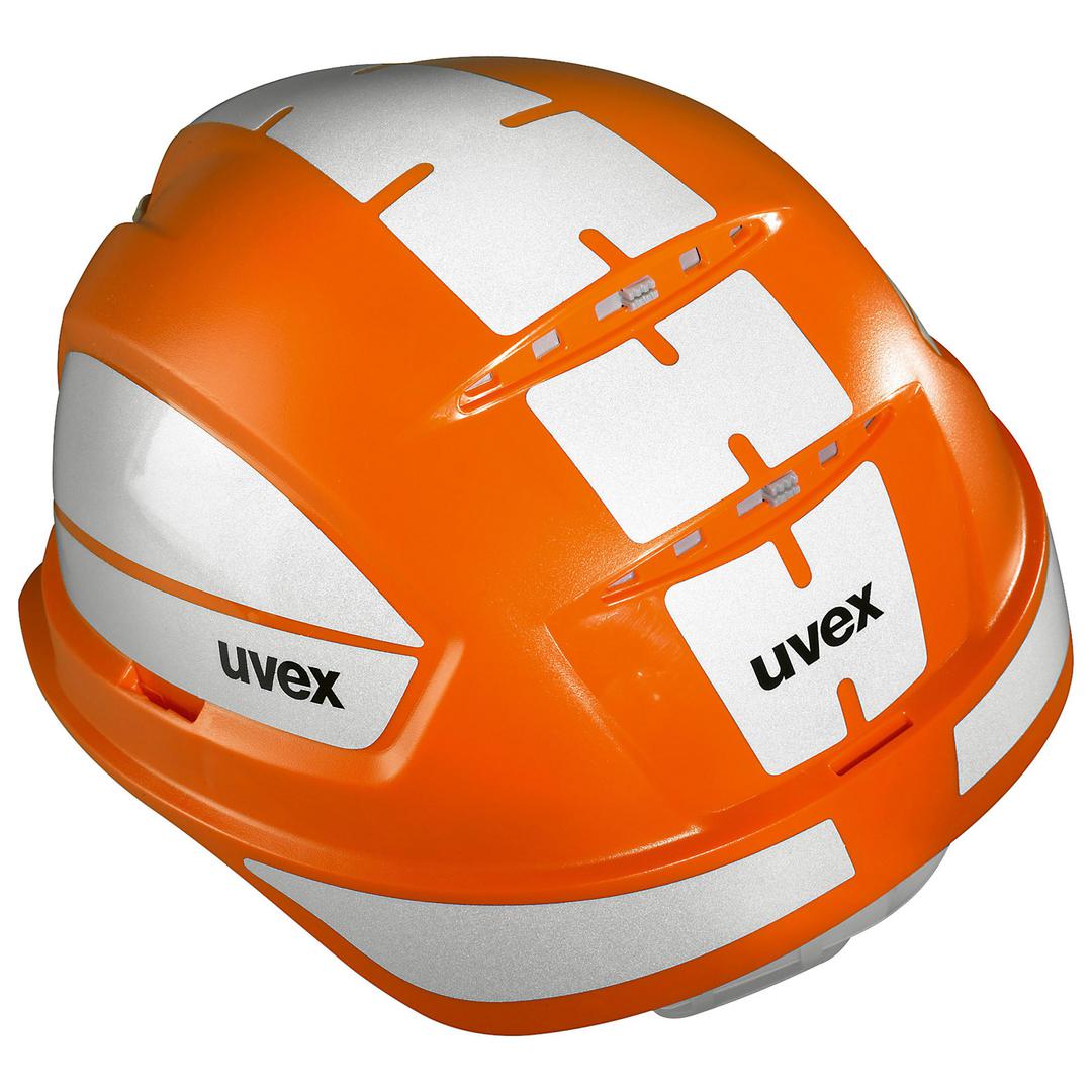 uvex online shop B2B | uvex pheos B-S-WR Schutzhelm orange mit Reflexset L